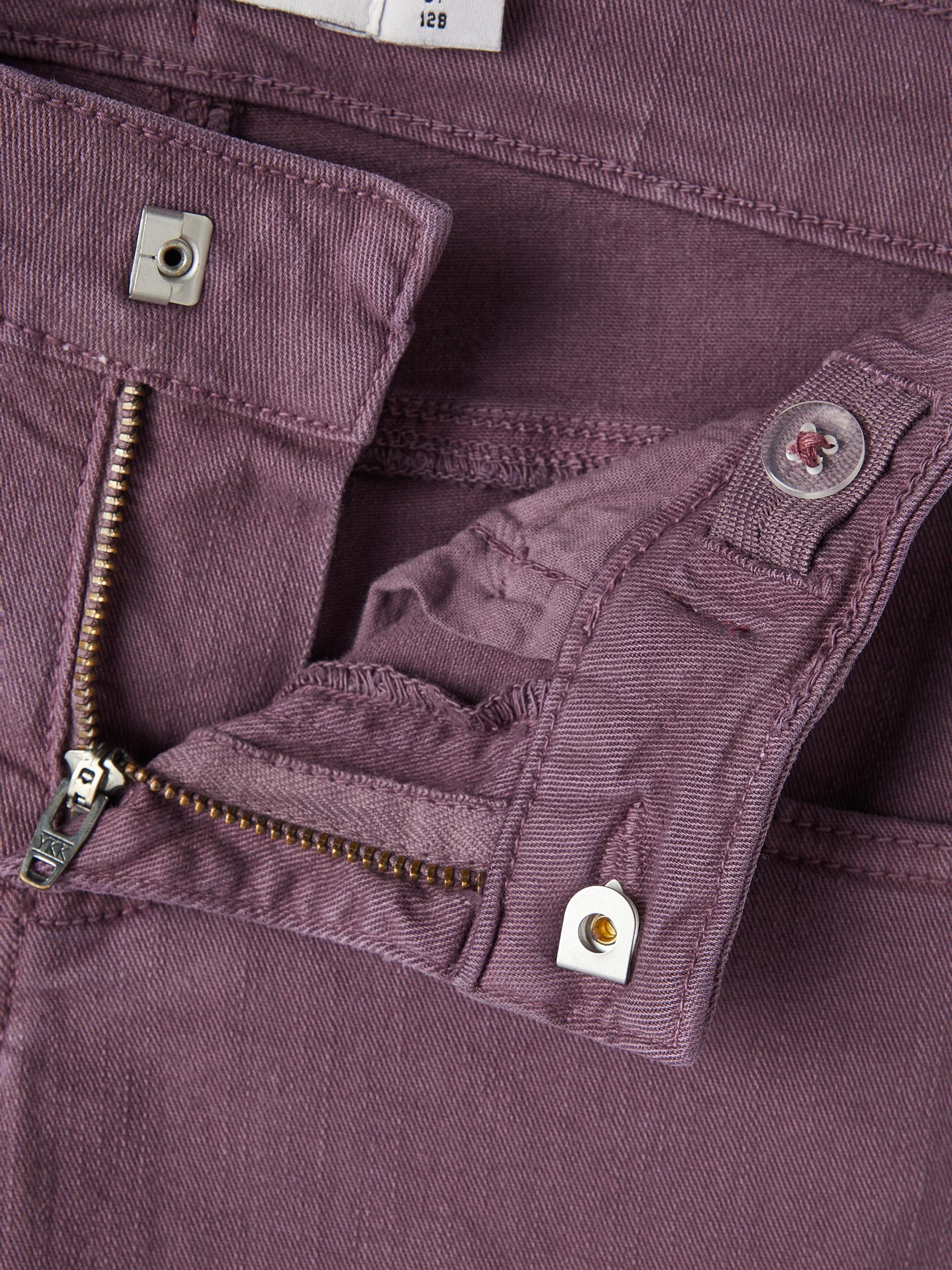 NAME IT Kids Rose Brede Twill Bukser - Arctic Dusk